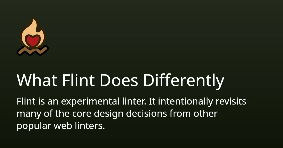 What Flint Does Differently | Flint
